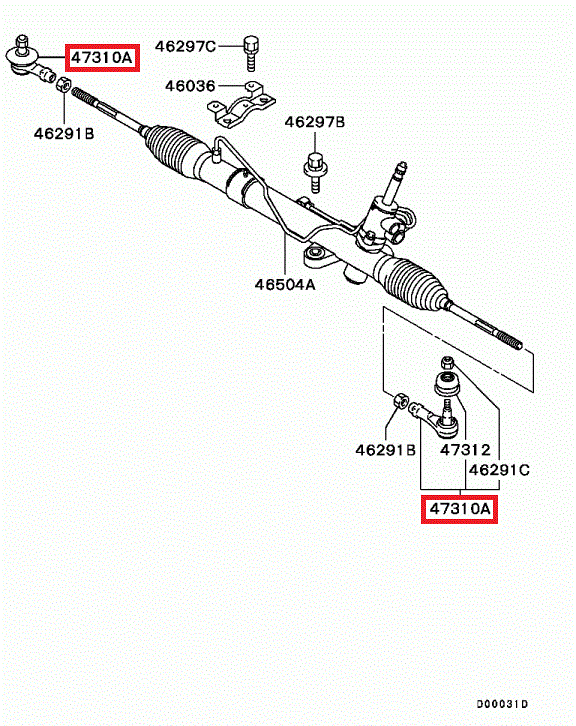 4422A052 Rotule direction E7-9 - CS Motorsport
